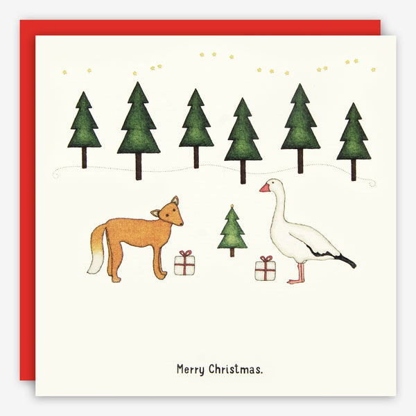 Beth Mueller: Box of Holiday Cards: Fox & Goose - Helen Winnemore's